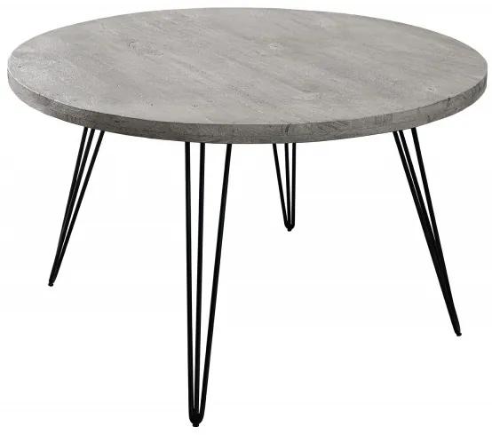 Jídelní stůl Scorpion 120cm mango šedý/ 43664