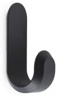 Curve Mini Hooks set 2 ks matt black Normann Copenhagen