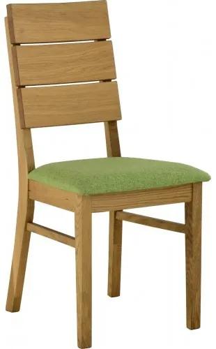 Dřevěná jídelní židle DESIGNE 40U - čalouněný sedák - nosnost 120 kg - výběr barev - 3D4875