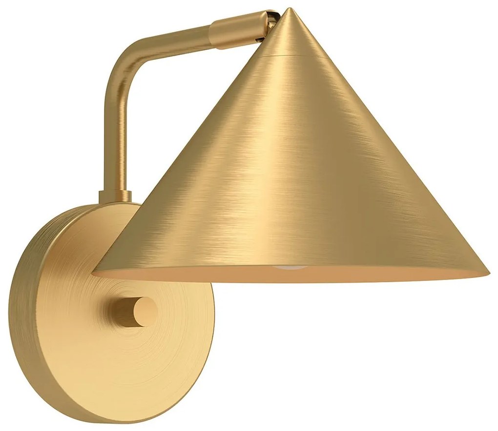Nástěnná lampa s ramenem Elstead REMYCK 1WB-GD/1xE27