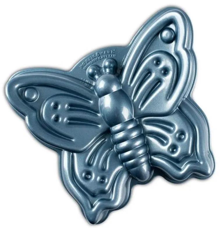 Forma na bábovku Motýl modrá 2l, NORDIC WARE