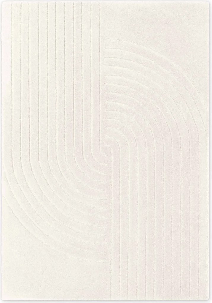 Vikosa, Kusový koberec Vikosa Arcura 106269 Cream White, 200x300, bílá, ložnice