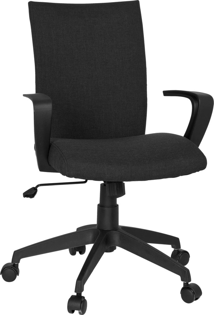 XXXLutz OTOČNÁ ŽIDLE, plochá tkanina, černá MID.YOU - Online Only kancelářské židle - 001918017102