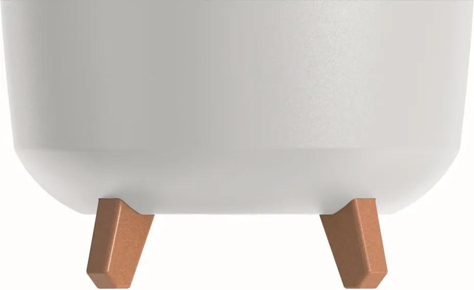 PRO Květináč GRACIA LOW 38cm bílý