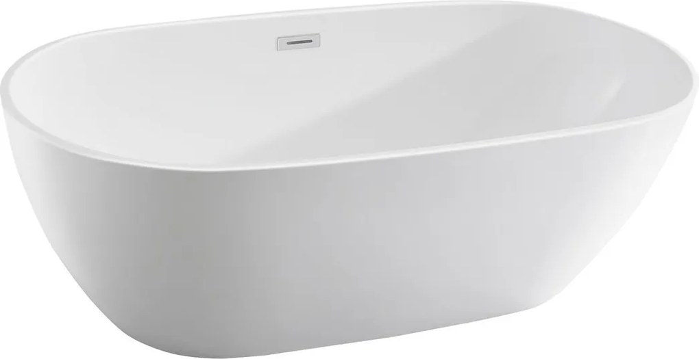 Aqualine Aqualine, DOURO volně stojící vana 180x80 cm, bílá, E1880