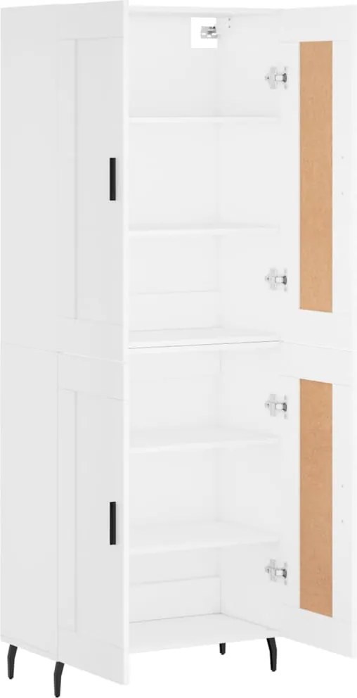 Skříň highboard bílá 69,5 x 34 x 180 cm kompozitní dřevo 3199697