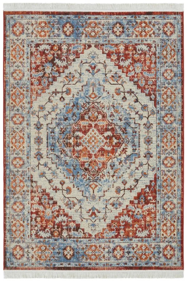 Hans Home | Kusový koberec Sarobi 105129 Blue, Multicolored