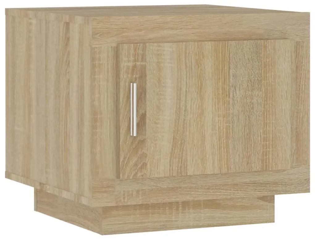 vidaXL Konferenční stolek dub sonoma 51 x 50 x 45 cm kompozitní dřevo