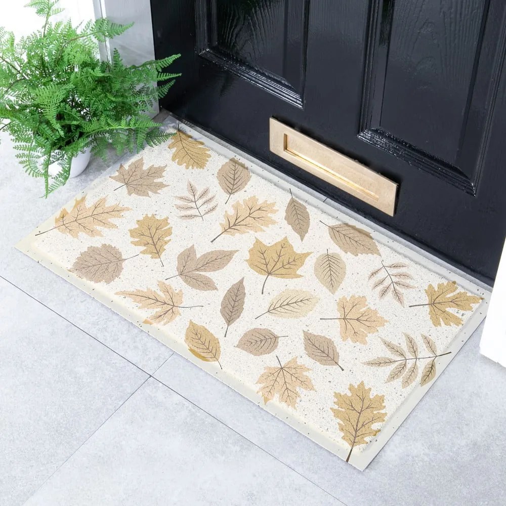 Rohožka 40x70 cm Autumn Neutral Leaves – Artsy Doormats