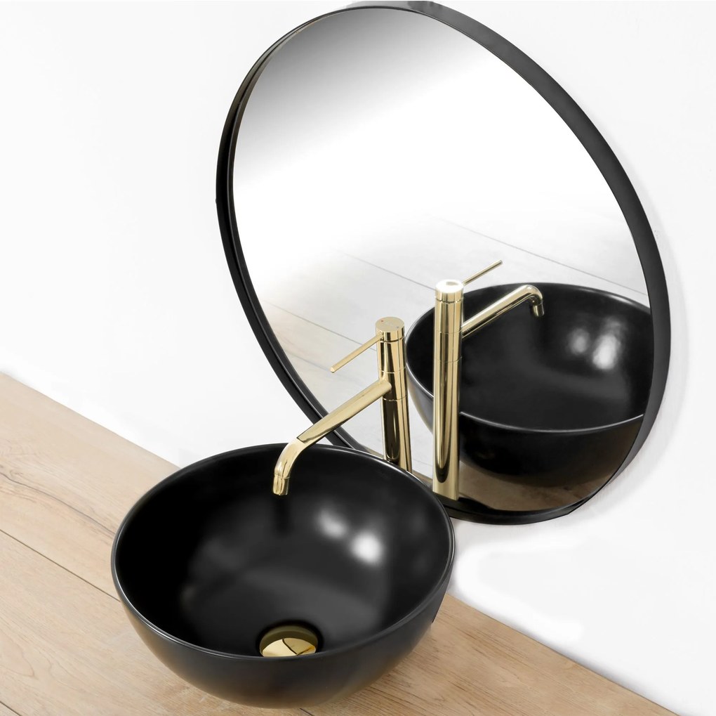 Umyvadlová baterie REA LUGANO SLIM vysoká - BG zlatá