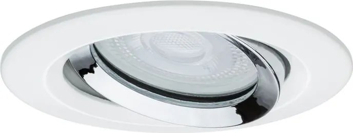 P 93663 Zápustné svítidlo Nova IP65 kulaté max. 35W bílá / chrom 1ks výklopné - PAULMANN