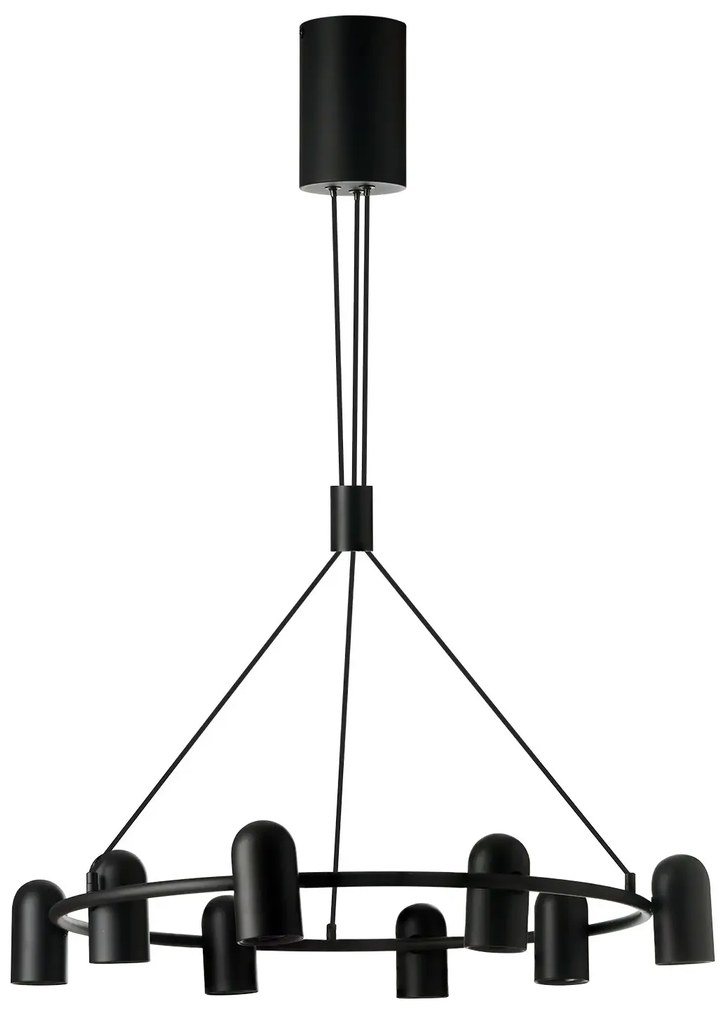 Moderní lustr Vivi 8 černá