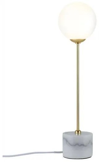 P 79661 Stolní lampa Neordic Moa mramor bílá / zlatá matná 796.61 - PAULMANN