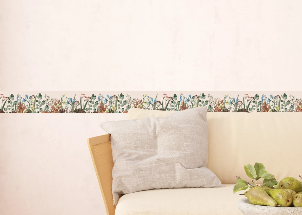 Samolepící bordura na zeď Zelený Ráj | 5 m x 13.8 cm | DWB8255