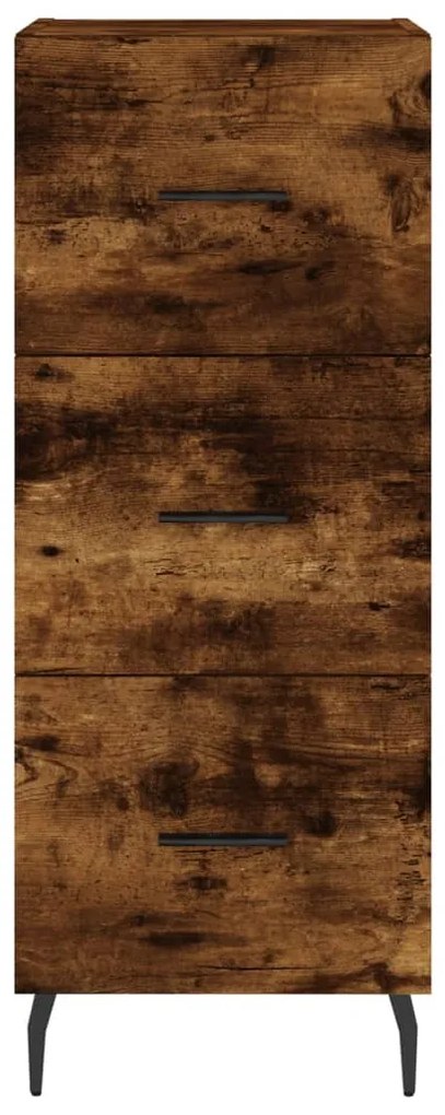 Skříň highboard kouřový dub 34,5 x 34 x 180 cm kompozitní dřevo,  3198870