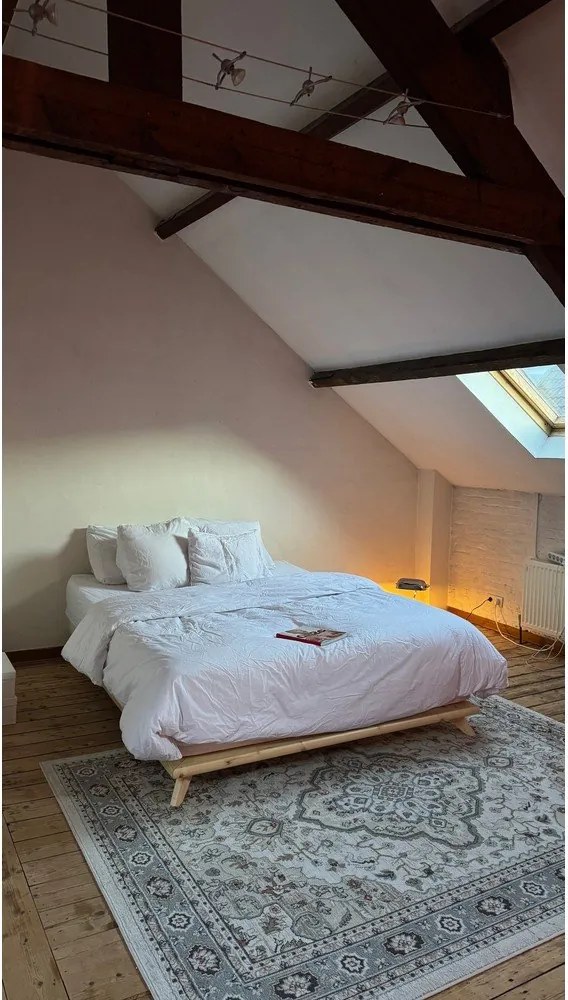 Dvoulůžková postel Karup Design Senza Bed Natural, 160 x 200 cm