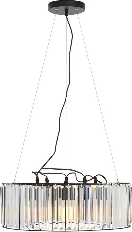 Závěsné svítidlo se skleněným stínidlem ø 50 cm Akiko – Premier Housewares