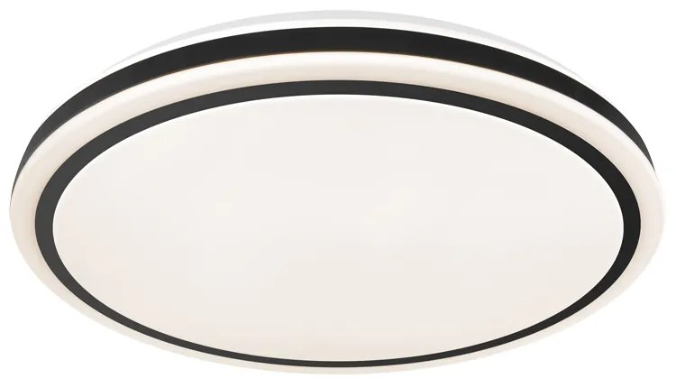 TOP LIGHT Světlo stropní Onyx KS RC, Bílá-Černá