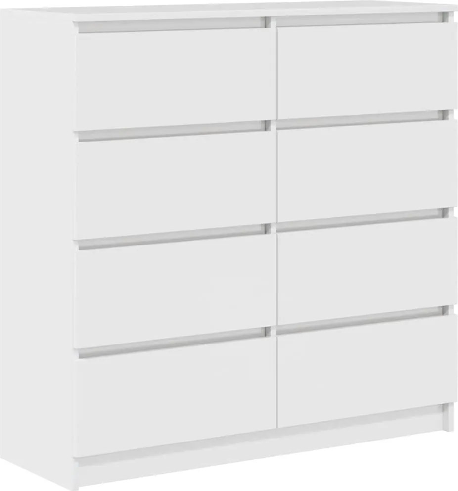 Příborník bílý 100x35x99 cm kompozitní dřevo 3328489