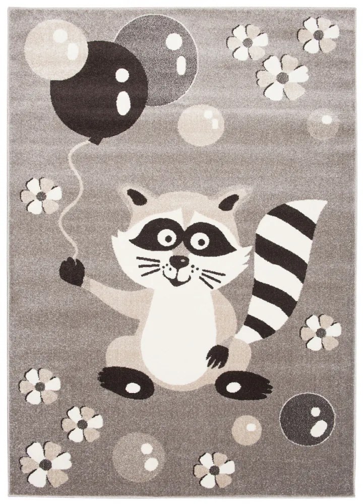 Dětský kusový koberec Lemur béžový, Velikosti 60x110cm