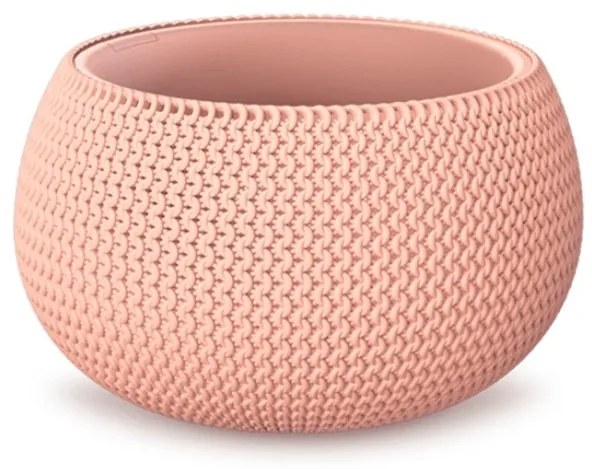 PROSPERPLAST Květináč - SPLOFY BOWL Průměr: 23,9 cm, Barva: broskvová