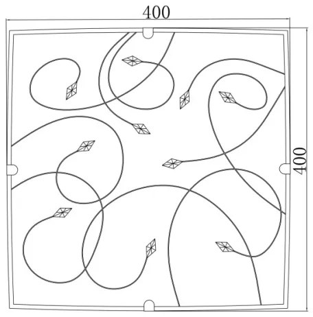 Globo 40393-3 - Stropní svítidlo 3xE27/60W