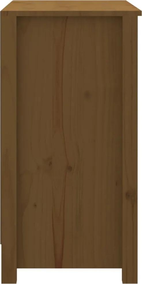 vidaXL Knihovna 80x35x68 cm masivní dřevo borovice [821677] Barva: medová hnědá