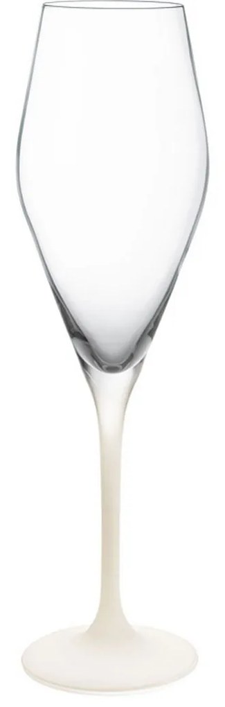 Villeroy & Boch Sklenice na šampaňské Manufacture Rock Blanc, 0,26 l, 4 ks 11-3799-8131