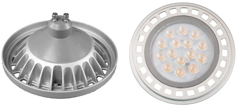 LED žárovka GU10 AR111 15W Barva světla Teplá bílá