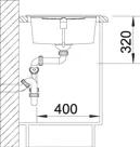 Granitový dřez Blanco METRA XL 6 S antracit s excentrem 515286