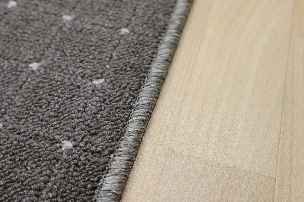 Condor Carpets, Běhoun na míru Udinese hnědý, šíře 70 cm, hnědá, chodba / předsíň