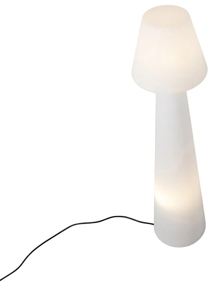 Designová venkovní stojací lampa bílá IP44 - Katrijn