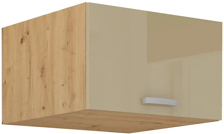 STL 60 cm skříňka horní jednodveřová (otevírání nahoru, hloubka 57 cm) ARTISAN Barevné provedení ARTISAN: Bílý lesk