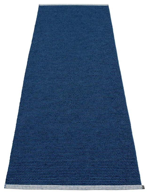 Vinylový koberec Pappelina MONO Dark Blue/Denim Velikost pappelina: 60x250 cm