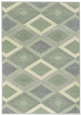 Koberce Breno Kusový koberec PORTLAND 1505/RT4H, Zelená, Vícebarevné, 160 x 235 cm
