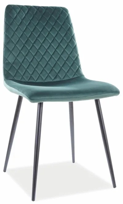 SIGNAL Jídelní židle - IRYS Velvet, různé barvy na výběr Čalounění: černá (Bluvel 19)
