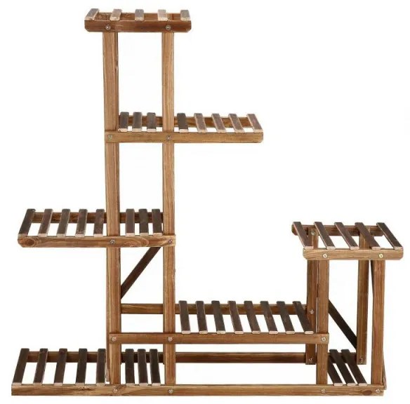 SPRINGOS Kaskádový stojan na květiny 95 cm, hnědý SPRINGOS PLANT 11 GA0176-XG