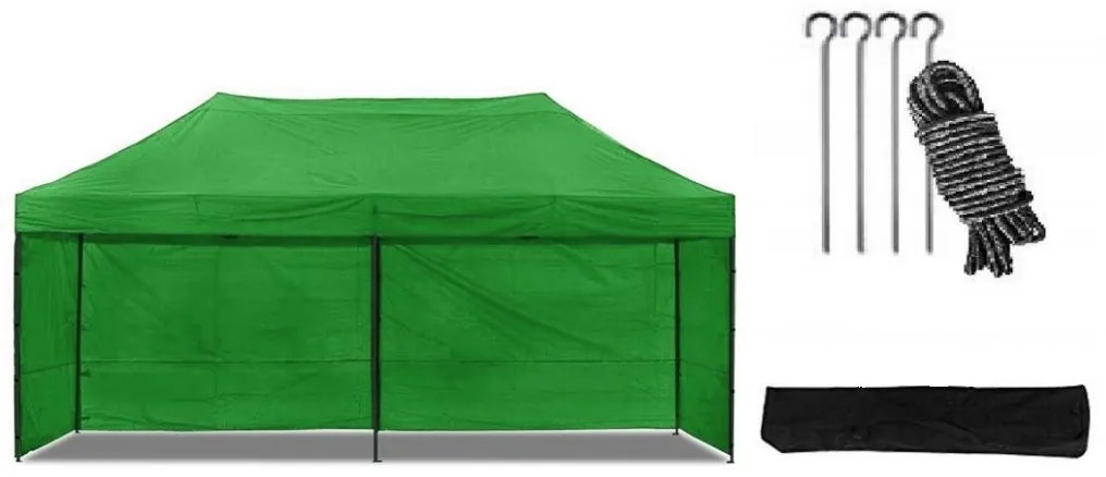 Bestent Nůžkový stan 3x6 m zelený All-in-One