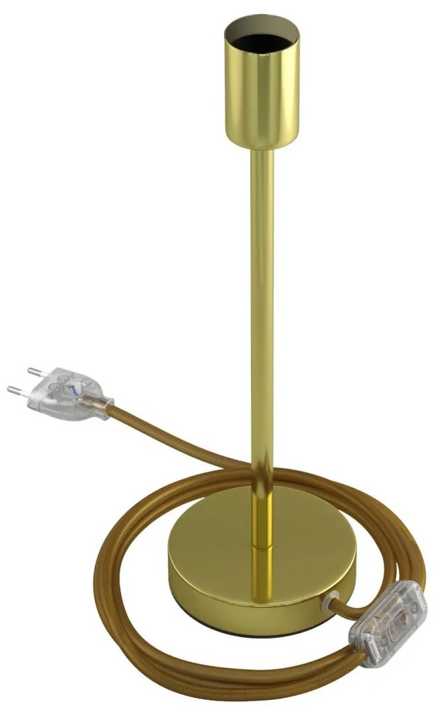 creative cables Kovová stolní lampa Alzaluce Velikost: 10 cm, Barva: Matná měď