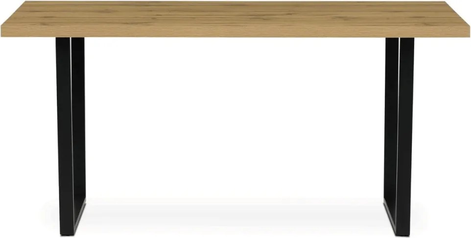 Jídelní stůl HT-R5216 OAK, lamino, dub (160 x 80) cm