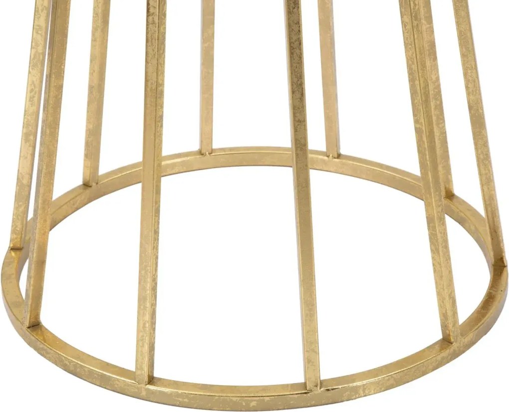Odkládací stolek Stick Glam 100 cm zlatý