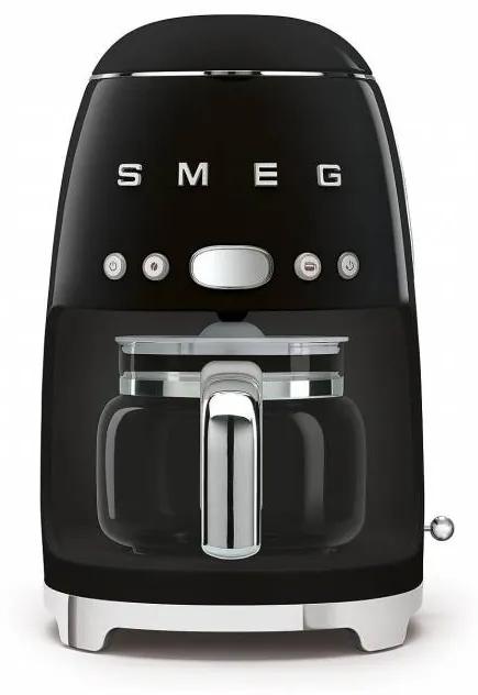 SMEG 50's Retro Style překapávač na kávu pastelově černý, DCF02BLEU