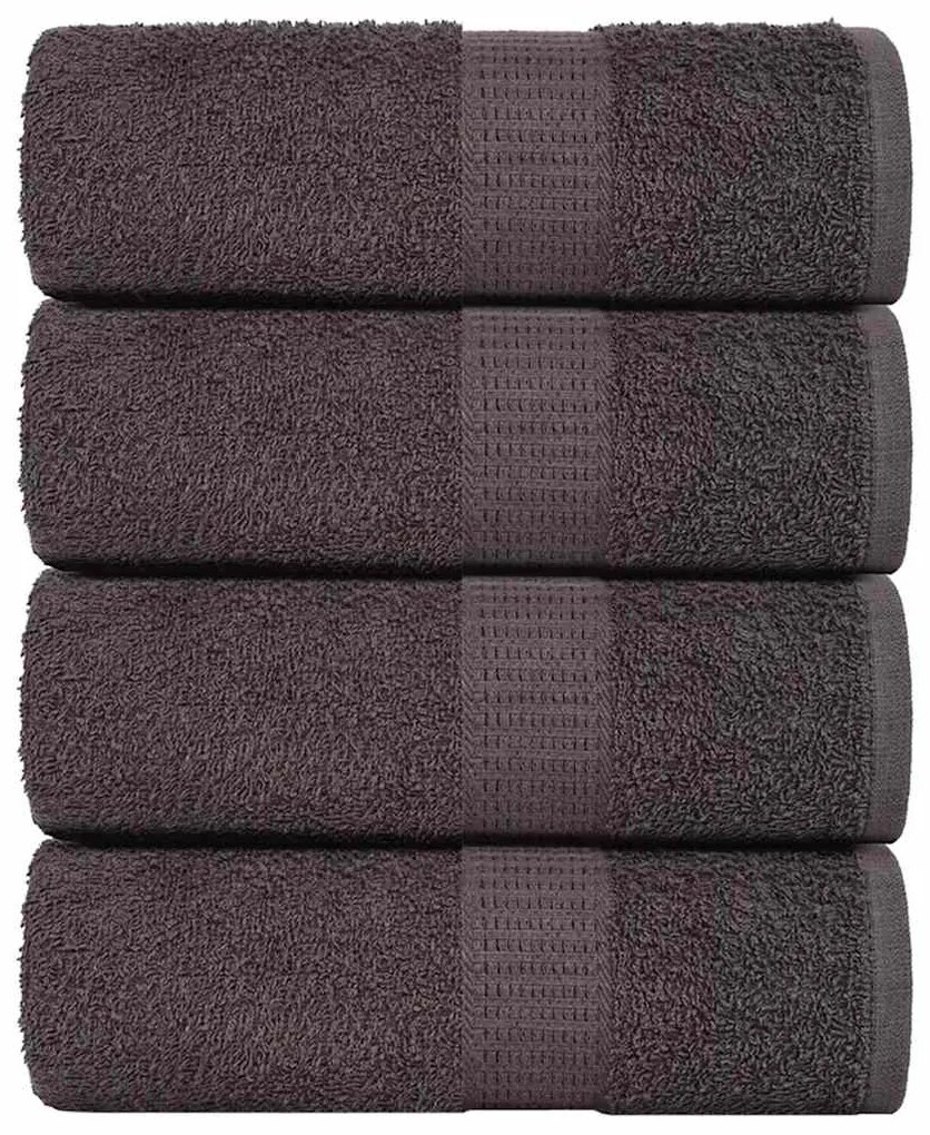 Ručníky FROGN 4 ks antracitové 30x30 cm 360 g/m² 136674