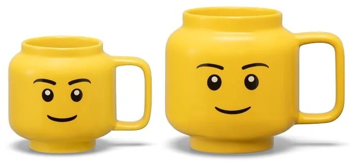 Žlutý keramický dětský hrnek 530 ml Head – LEGO®