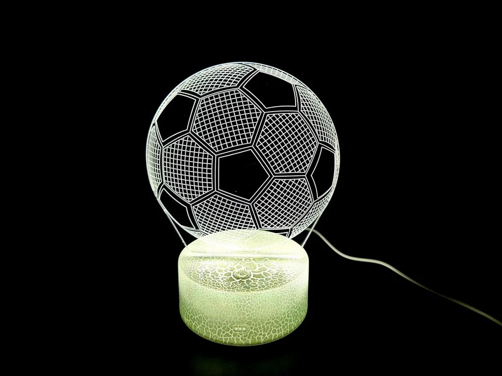 Madrid Magnificence Noční lampa - Fotbal - 3 barvy - P107