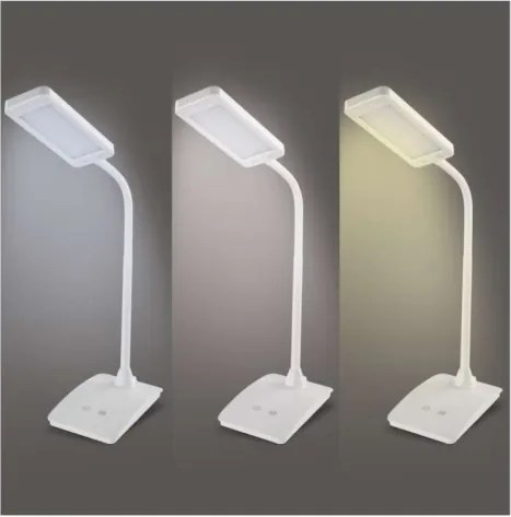 LED stolní lampa EDDY bílá EMOS Z7599W