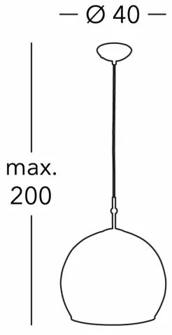 Kolarz 0392.31L.3.Ki.Au - Lustr na lanku LUNA 1xE27/60W/230V 24K zlato