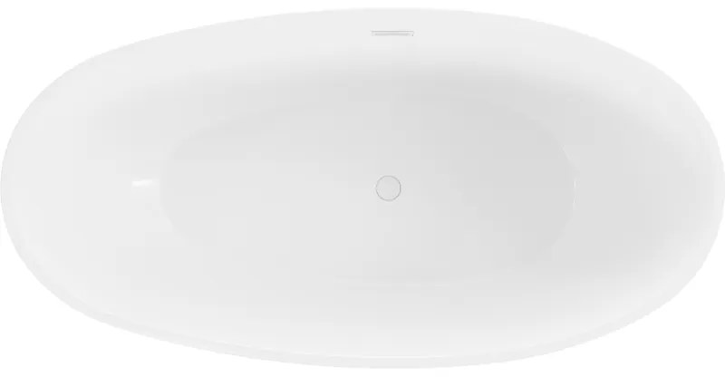 Mexen Bilbao, volně stojící vana 180 x 90 cm, bílá, bílý přepad, 51311809000-20