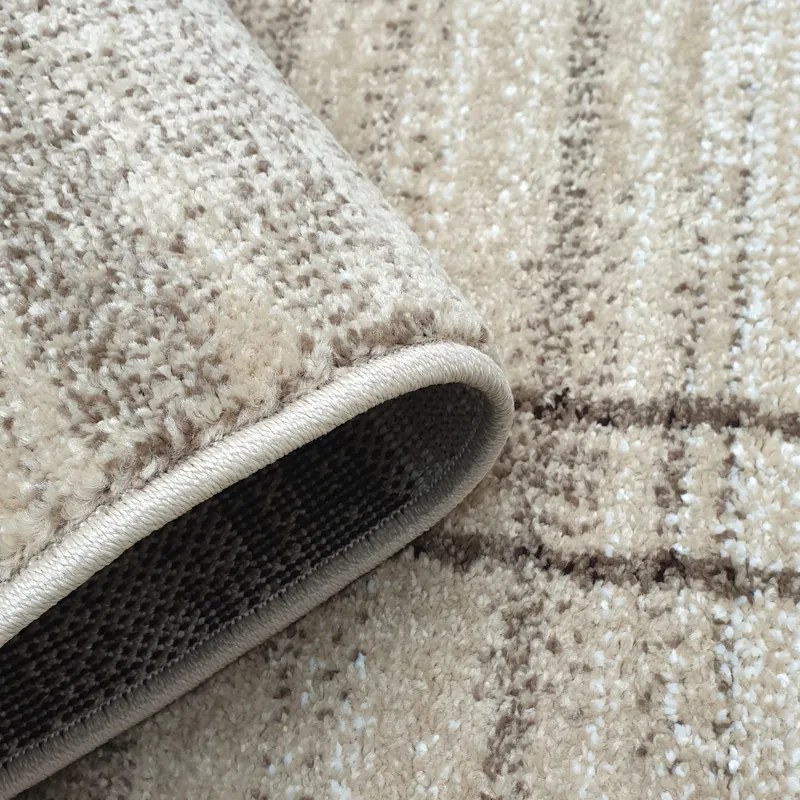 Spoltex, Kusový koberec Florentina 613-64 beige/red, 120x170, béžová, obývací pokoj