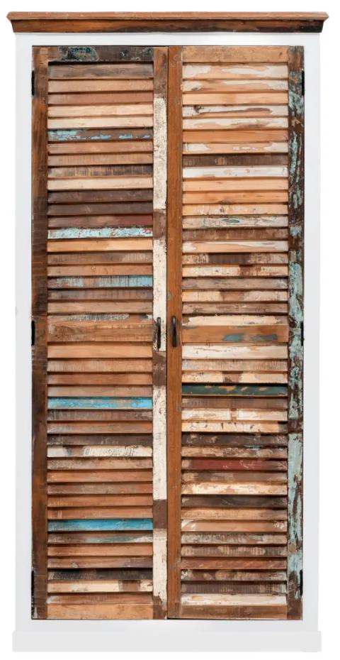 Massive home | Dřevěná šatní skříň Manila recyklované dřevo MH465W